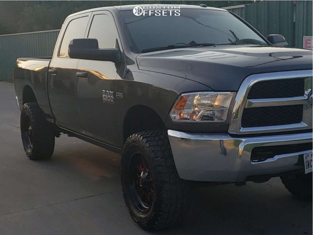 2014 Ram 2500 with 20x9 0 Fuel Stroke and 35/12.5R20 Pro Comp Xtreme ...