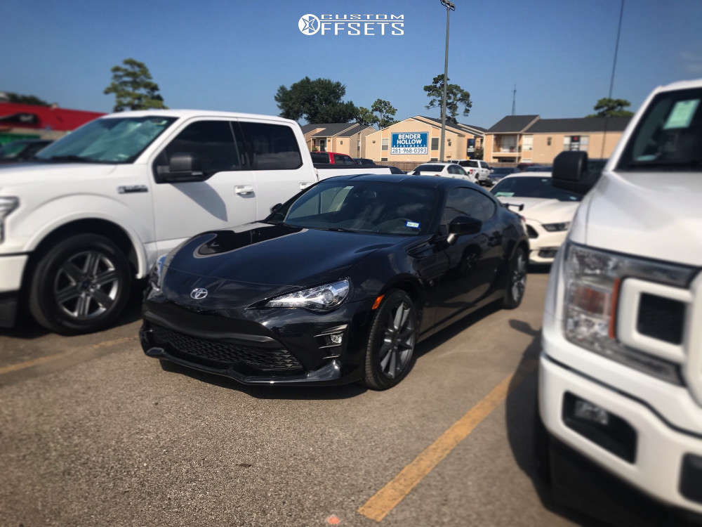 2019 Toyota 86 with 17x7.5 40 Liquid Metal Shift and 215/45R17 Michelin ...