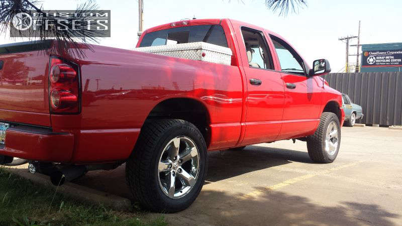 2008 Dodge Ram 1500 with 20x9 31 OEM Wheels OEM and 32/11.5R20 Cooper ...