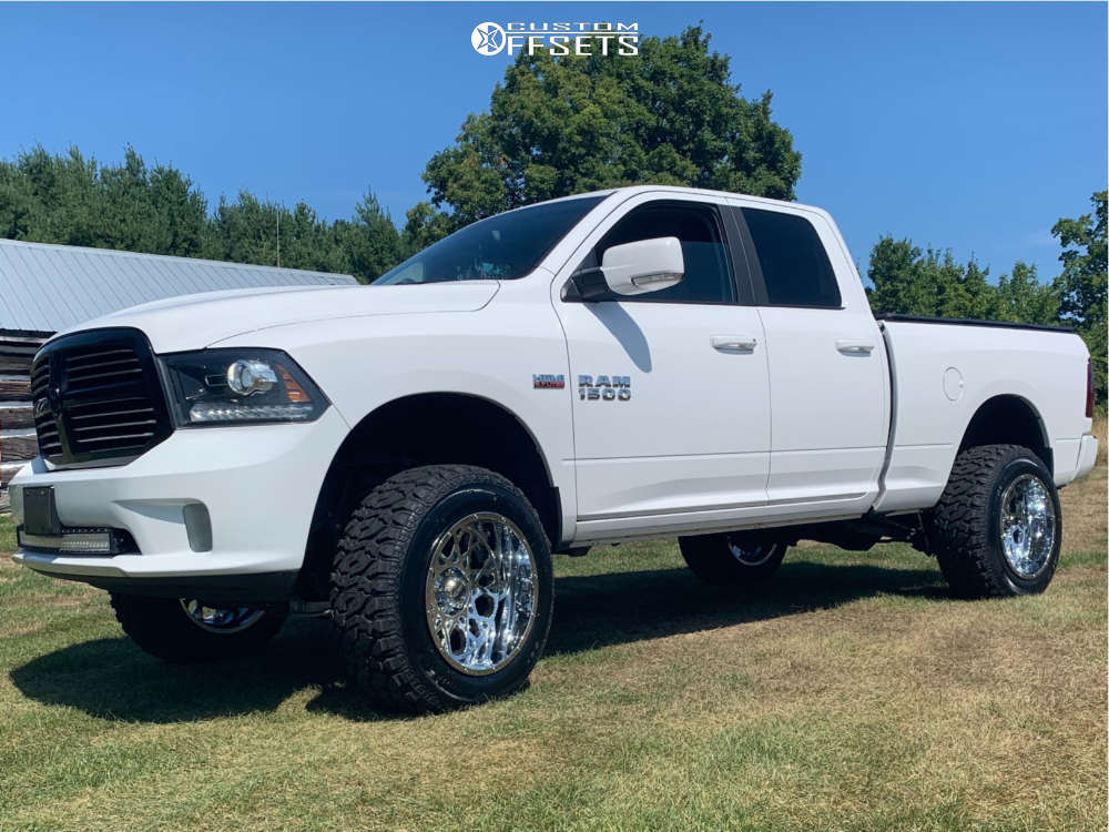 2017 Dodge Ram 1500 with 20x12 -51 Vision Rocker and 35/12.5R20 ...