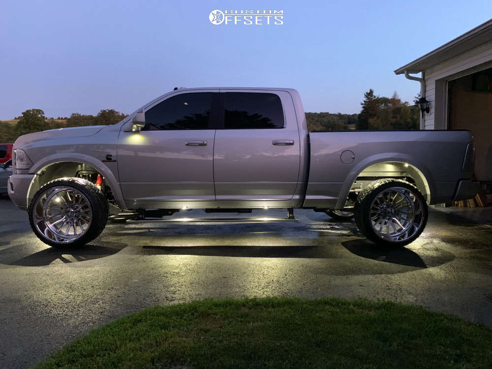 2017 Ram 3500 with 24x14 -90 American Force Nemesis Sfcc and 33/12.5R24 ...