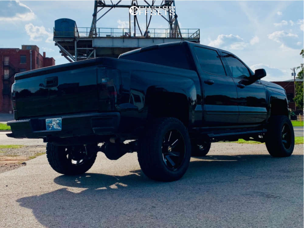 2018 Chevrolet Silverado 1500 with 20x10 -25 ARKON OFF-ROAD Lincoln and ...
