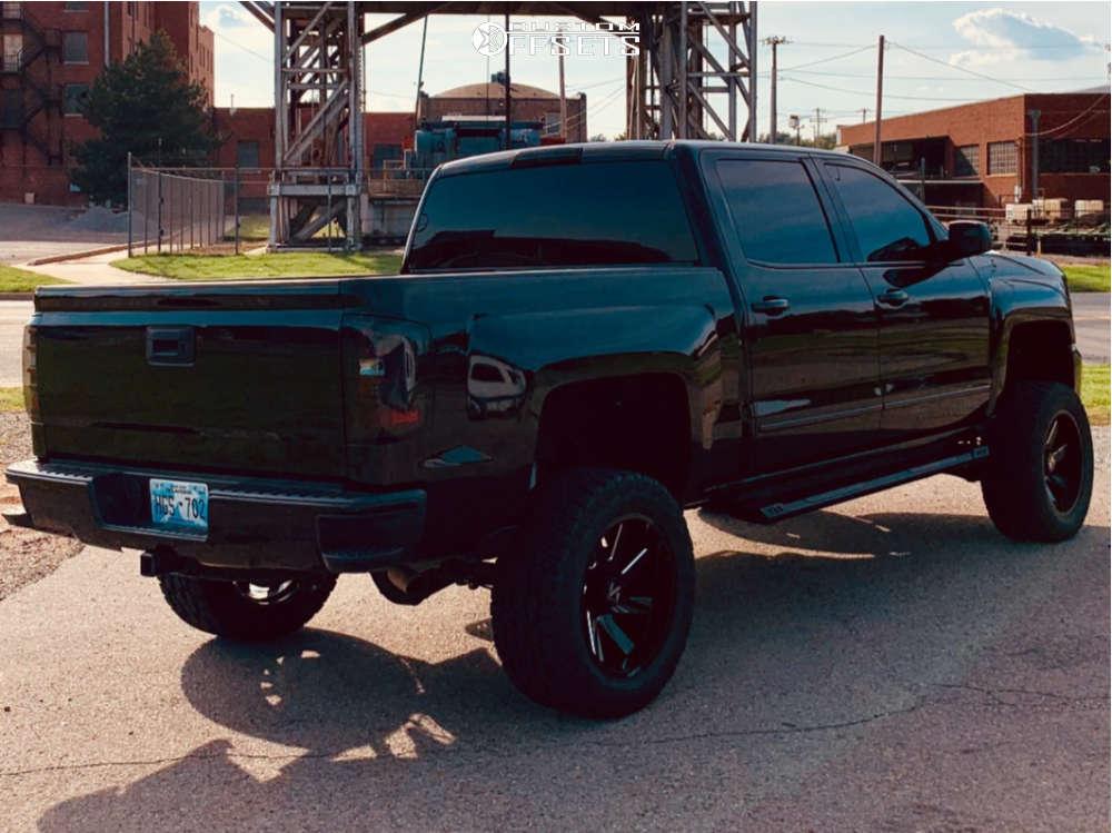 2018 Chevrolet Silverado 1500 with 20x10 -25 ARKON OFF-ROAD Lincoln and ...