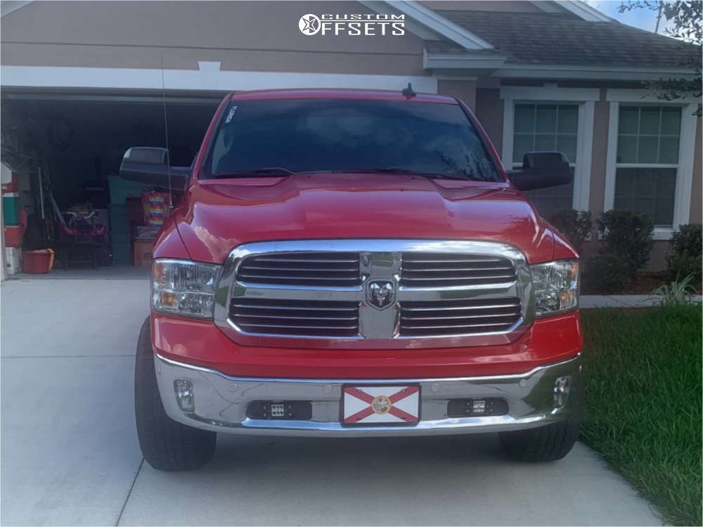 2017 Ram 1500 with 20x12 -44 Hardrock Tank and 275/60R20 Crosswind A/t ...