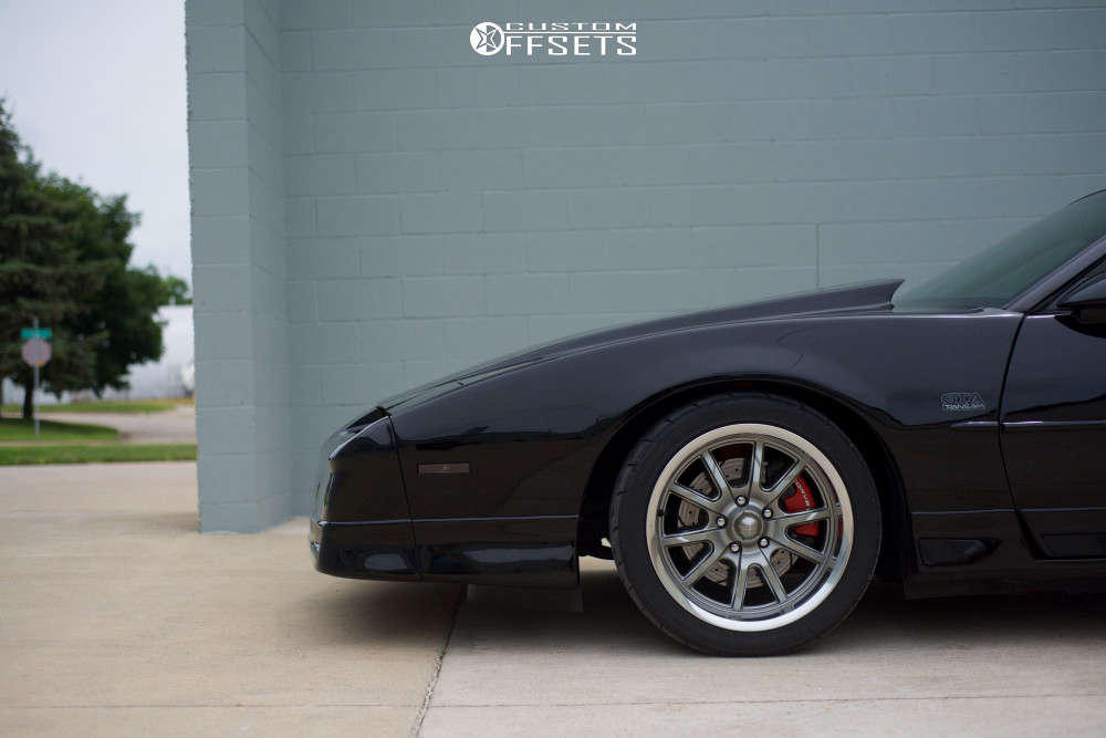 1987 Pontiac Firebird with 18x8 0 Ridler Style 650 and 245/40R18 ...