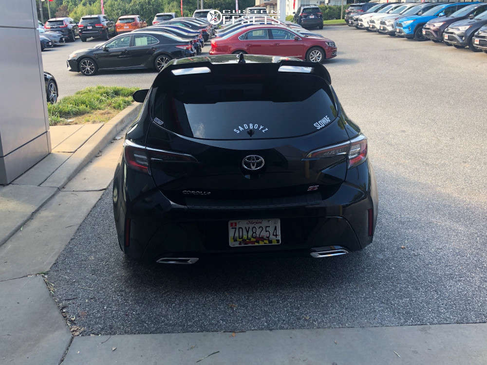 2019 Toyota Corolla with 18x9.5 35 Rotiform Kps and 235/40R18 Hankook ...