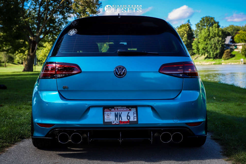 2017 Volkswagen Golf R with 18x8.5 43 TSW Bathurst and 235/45R18 ...
