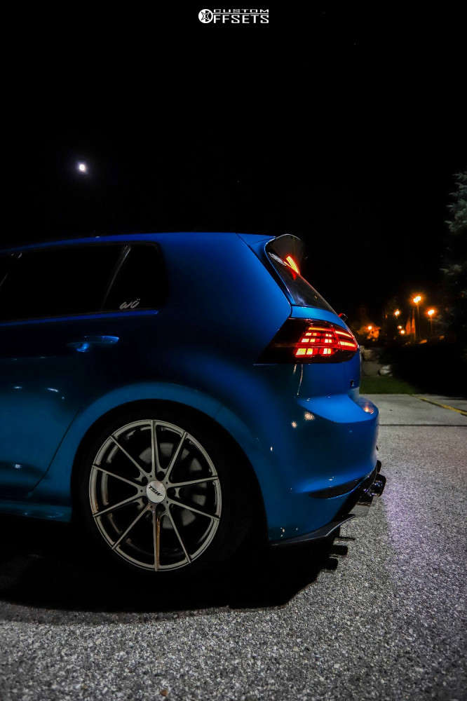 2017 Volkswagen Golf R with 18x8.5 43 TSW Bathurst and 235/45R18 ...