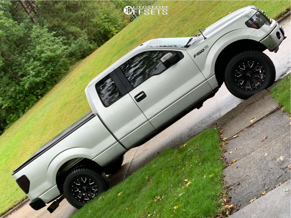 2012 Ford F-150 with 18x9 -12 Ultra Hunter and 295/70R18 Atturo Trail ...