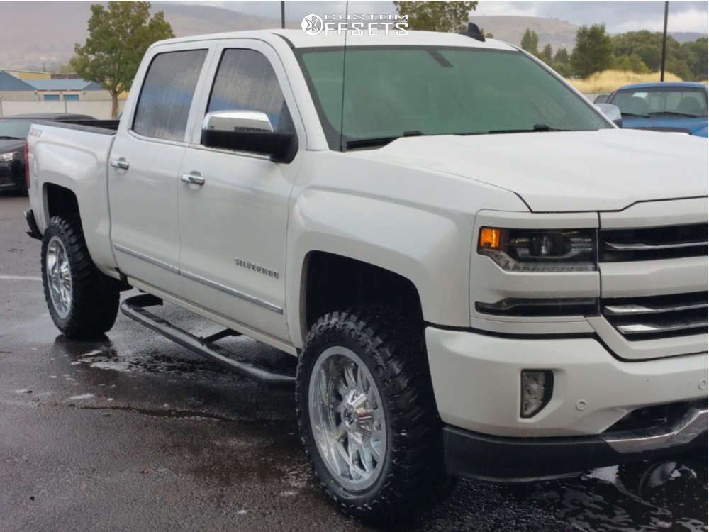 2016 Chevrolet Silverado 1500 with 20x10 -25 RBP 74r and 33/12.5R20 ...