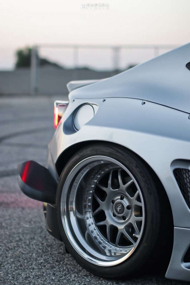 2016 Scion FR-S with 18x11 -15 Forgestar M14 and 265/35R18 Toyo Tires ...