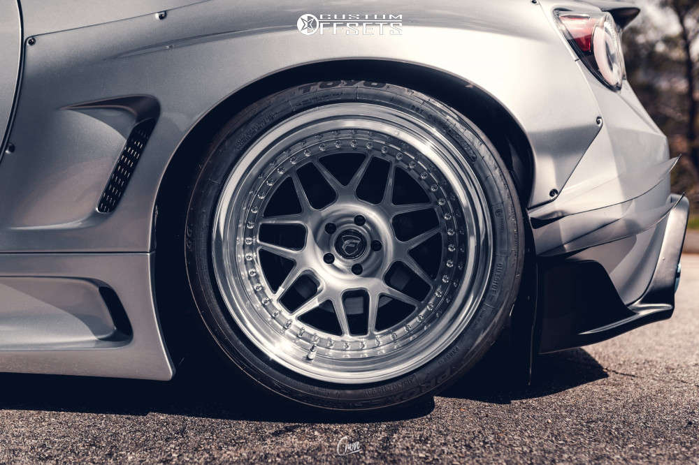 2016 Scion FR-S with 18x11 -15 Forgestar M14 and 265/35R18 Toyo Tires ...