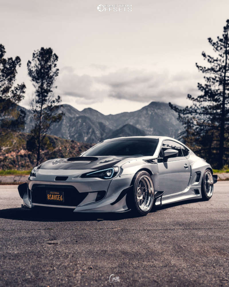 2016 Scion FR-S with 18x11 -15 Forgestar M14 and 265/35R18 Toyo Tires ...