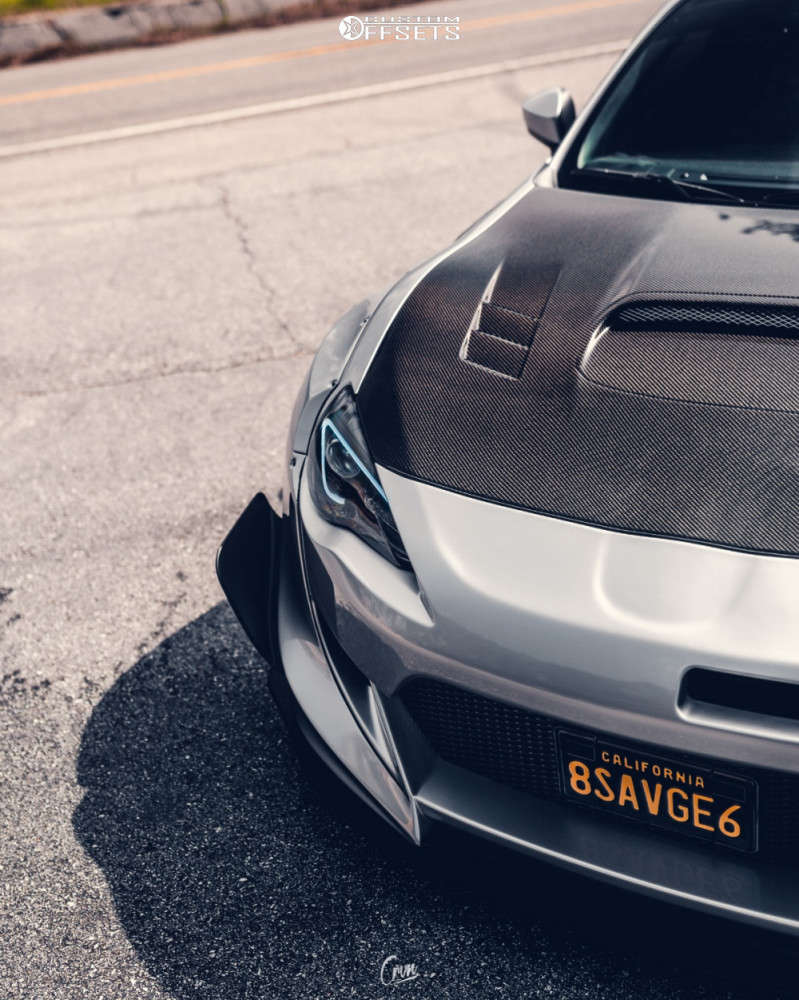 2016 Scion FR-S with 18x11 -15 Forgestar M14 and 265/35R18 Toyo Tires ...