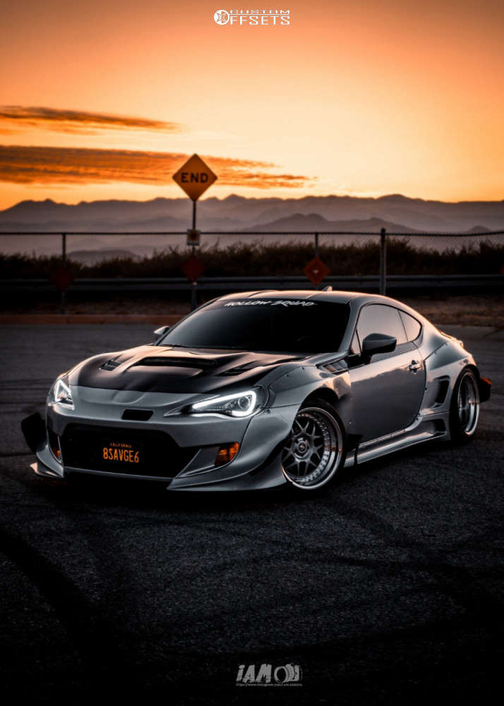 2016 Scion FR-S with 18x11 -15 Forgestar M14 and 265/35R18 Toyo Tires ...
