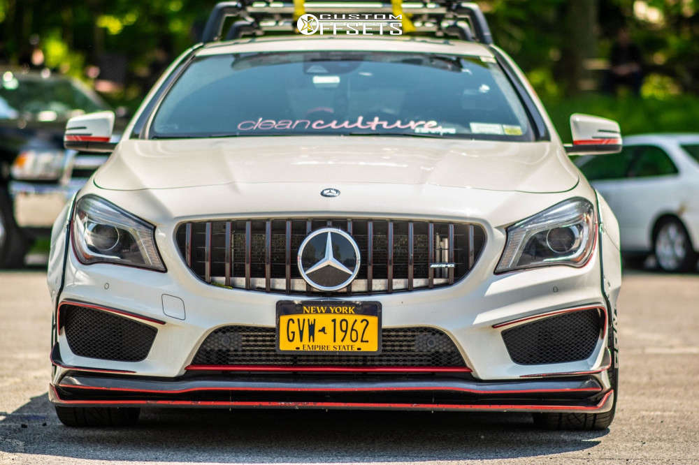 2015 Mercedes-Benz CLA250 with 18x9.5 39 TSW Circuit and 235/40R18 ...