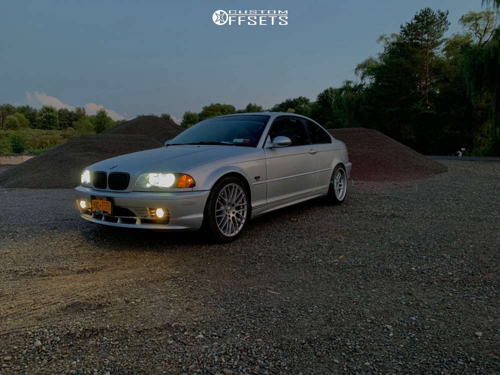 2001 BMW 330Ci Wheel Offset Flush Stock | 795055 | Custom Offsets