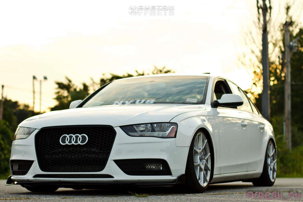 2014 Audi A4 Quattro with 18x9.5 35 Rotiform Kps and 245/45R18 Ironman ...