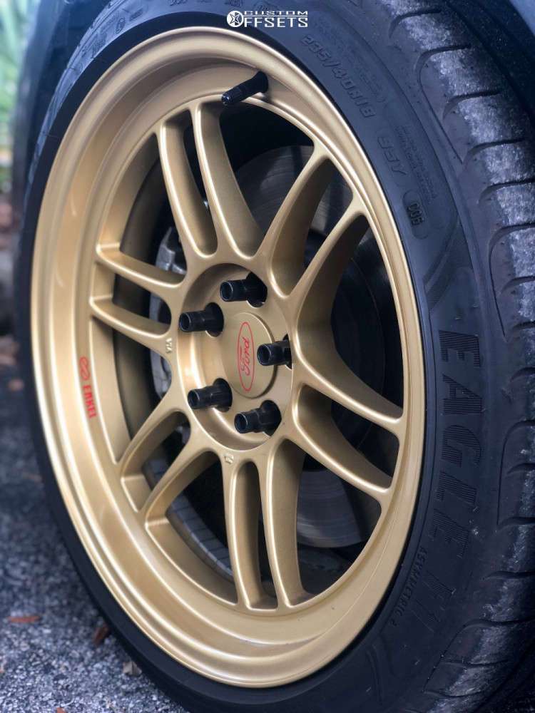 2017 Ford Focus with 18x9 35 Enkei RPF1 and 245/40R18 Achilles Atr ...