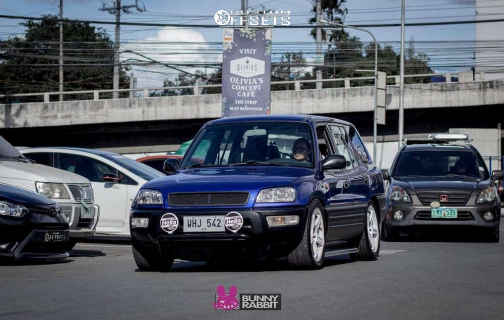 1999 Toyota RAV4 with 18x7.5 42 Rays Engineering Trd T3 and 225/45R18 ...