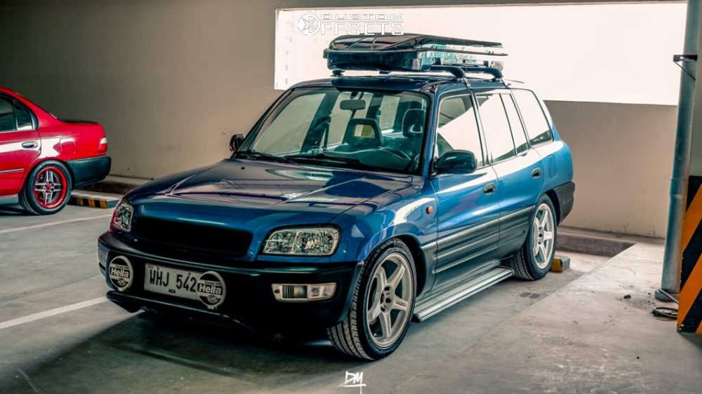 1999 Toyota RAV4 with 18x7.5 42 Rays Engineering Trd T3 and 225/45R18 ...