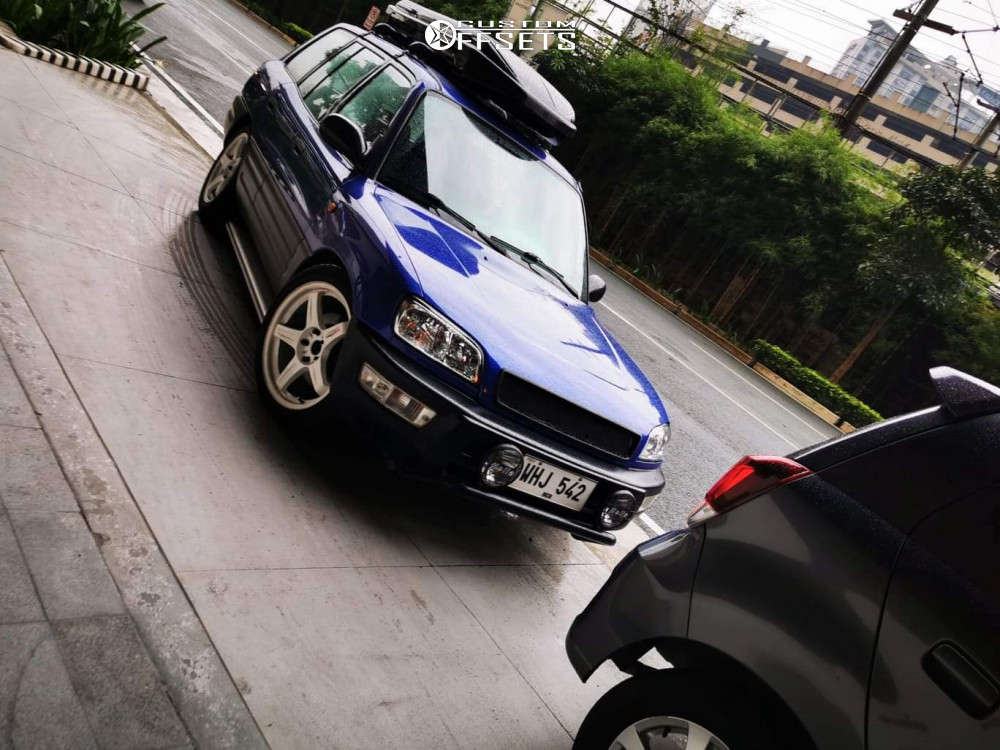 1999 Toyota RAV4 with 18x7.5 42 Rays Engineering Trd T3 and 225/45R18 ...