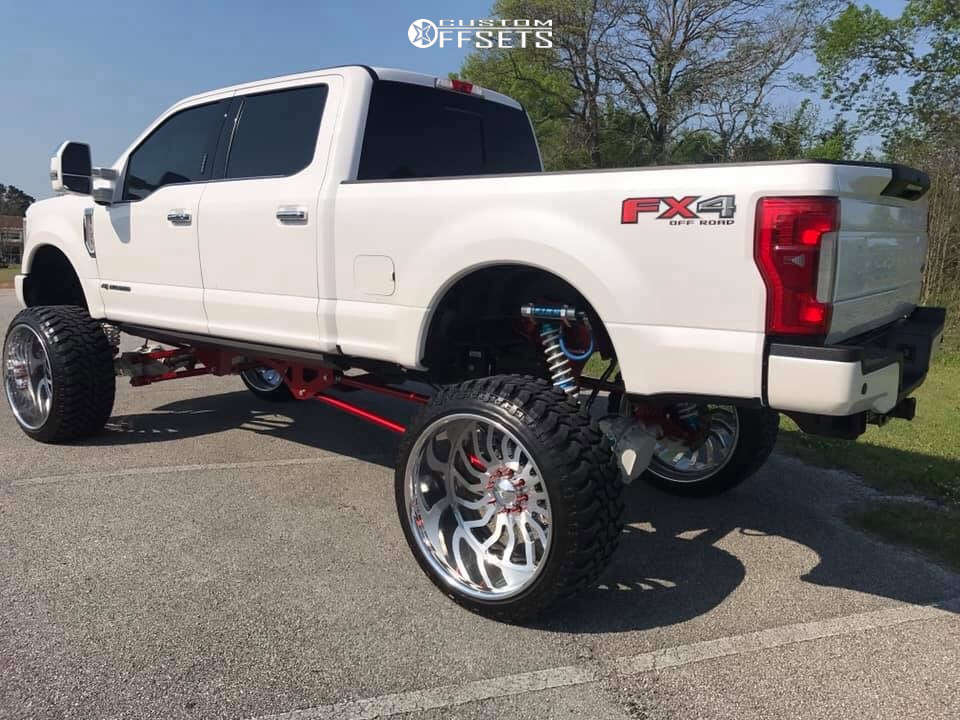 2017 Ford F-250 Super Duty with 28x16 -101 Intro Twist and 40/15.5R28 ...