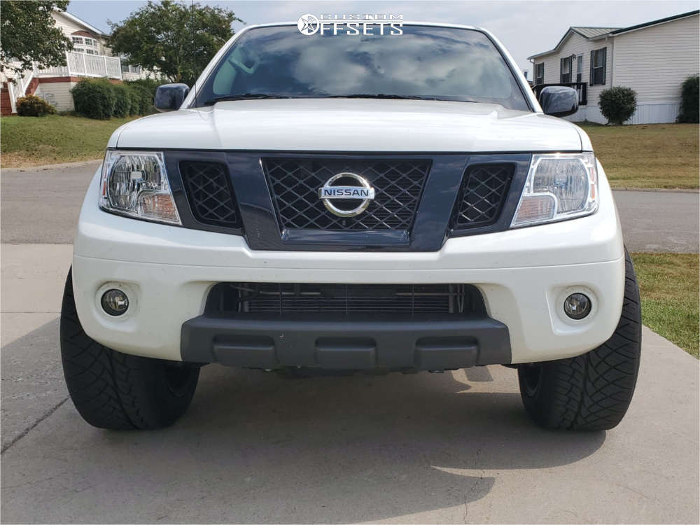 2018 Nissan Frontier with 20x12 -44 Anthem Off-Road Equalizer and 305/50R20 Nitto NT420V and ...