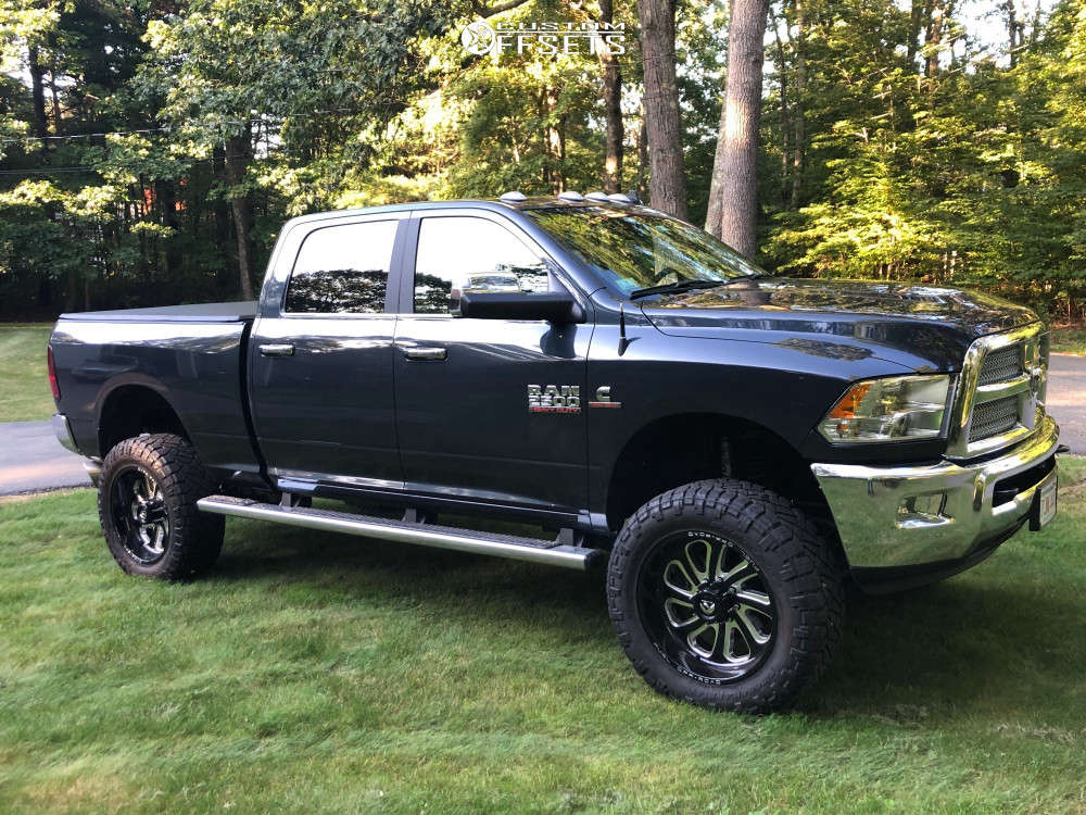 2018 Ram 2500 with 22x10 -18 Fuel Flow and 37/12.5R22 Nitto Ridge ...
