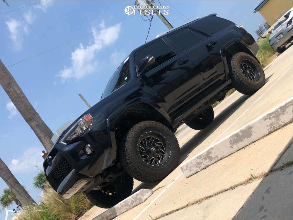 2018 Toyota 4Runner with 18x9 -12 Fuel Triton and 33/12.5R18 Toyo Tires ...