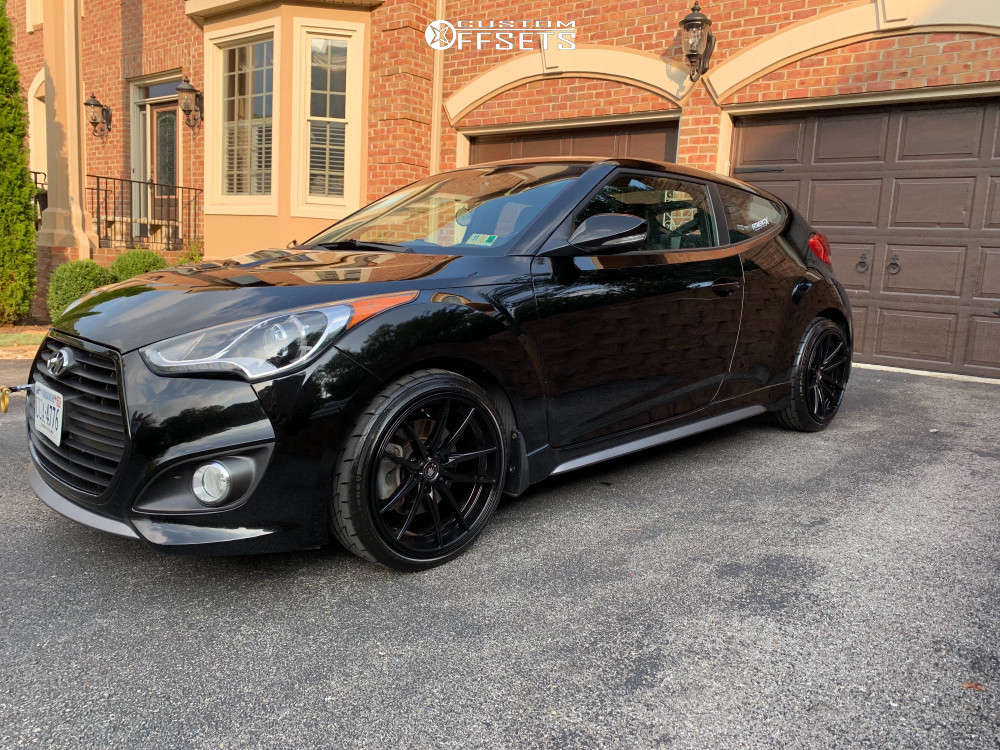 Black Hyundai Veloster 4 Door
