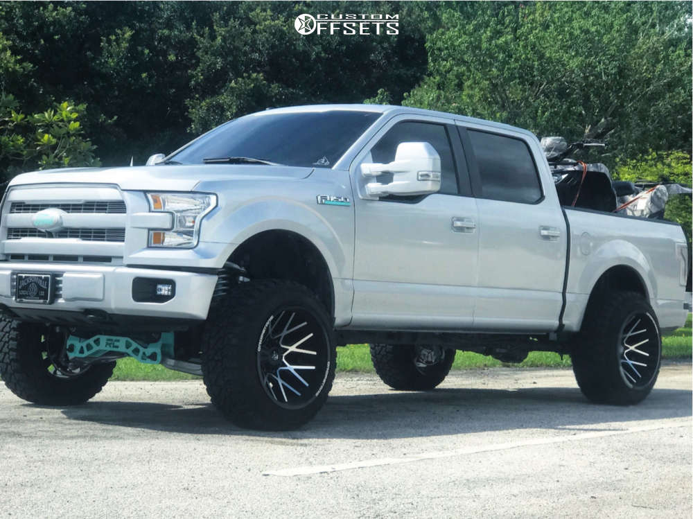 2017 Ford F-150 with 22x14 -76 Dropstars 654mb and 35/12.5R22 Fury ...