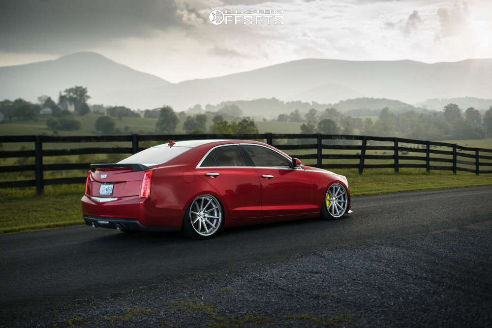 2013 Cadillac ATS with 20x9 35 Ferrada FR4 and 235/30R20 Ohtsu Fp8000 ...