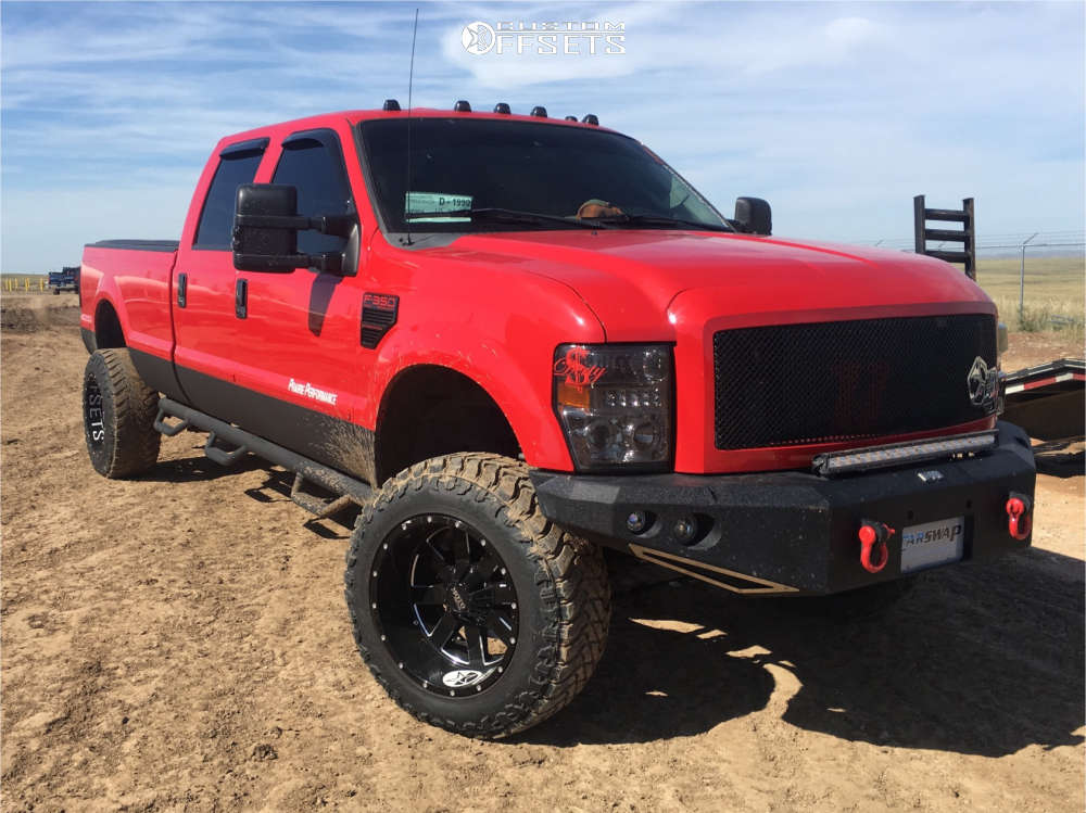 2008 Ford F-350 Super Duty with 20x12 -44 Moto Metal Mo962 and 35/12 ...