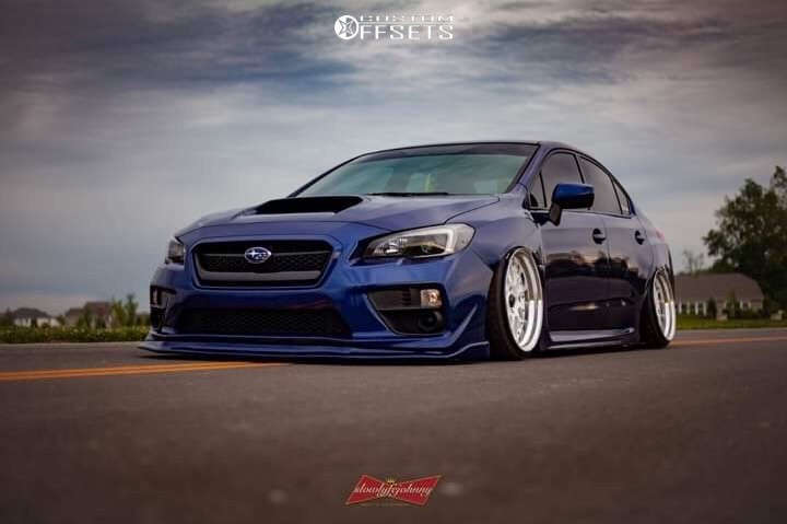 2017 Subaru WRX with 18x10.5 15 Weds ERM and 225/35R18 Federal 595 Evo ...