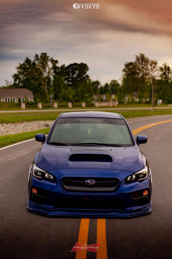 2017 Subaru WRX with 18x10.5 15 Weds ERM and 225/35R18 Federal 595 Evo ...