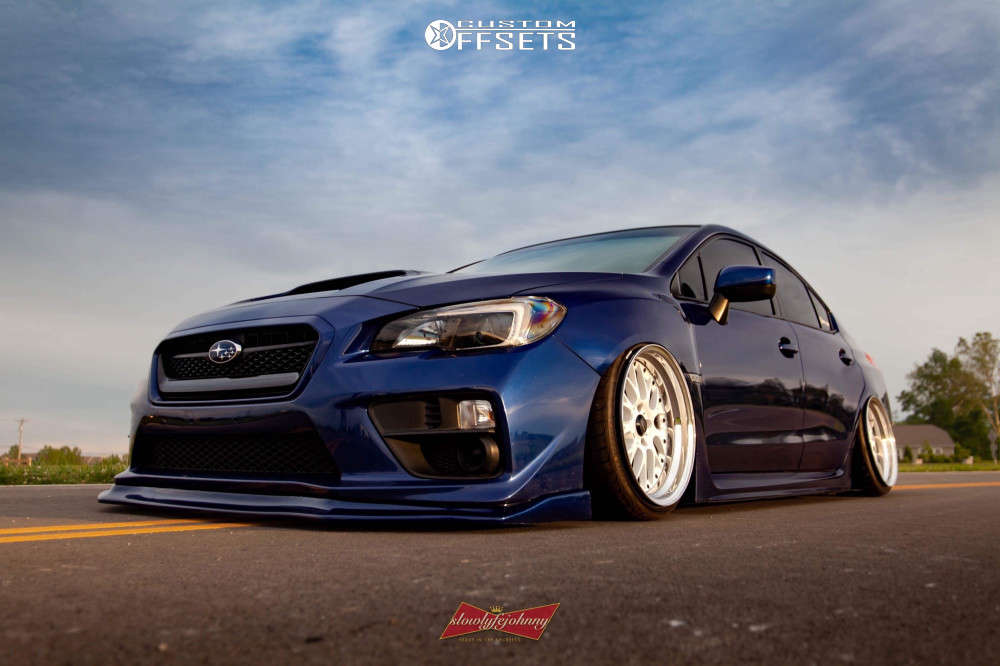 2017 Subaru WRX with 18x10.5 15 Weds ERM and 225/35R18 Federal 595 Evo ...