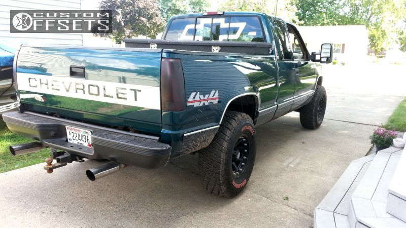 1995 Chevrolet K1500 with 16x9 -12 XD Addict and 285/75R16 General ...