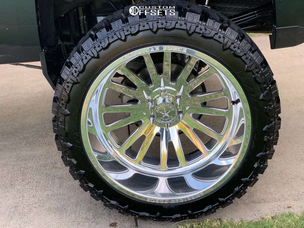 2017 Chevrolet Silverado 1500 with 24x14 -90 American Force Quantum Cc ...