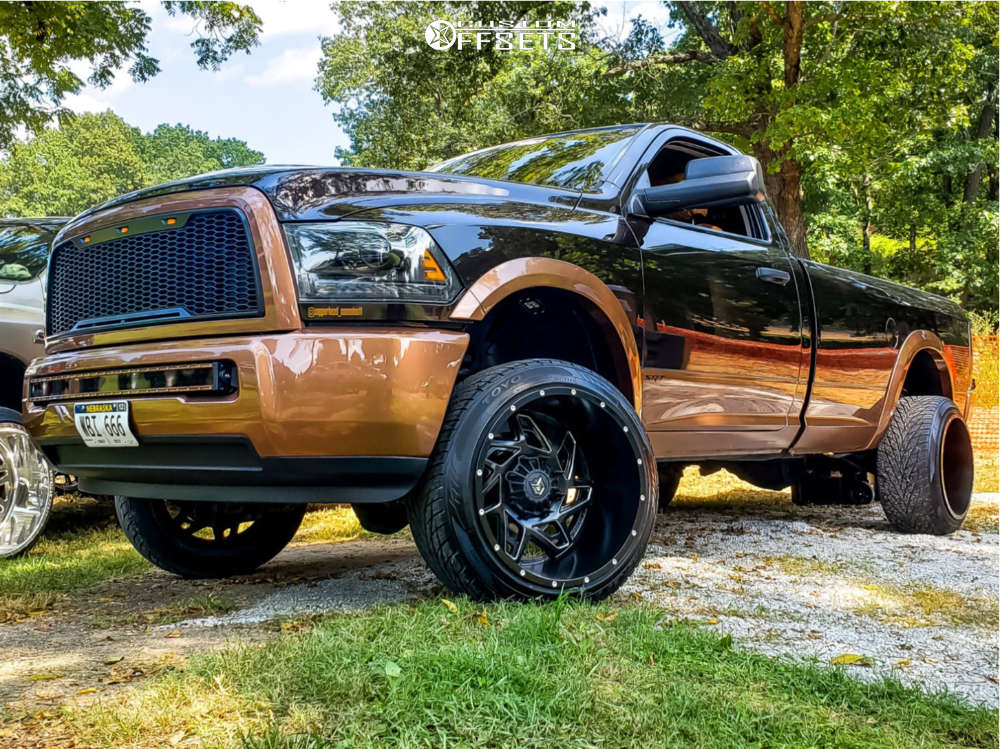 2011 Ram 2500 with 22x14 -76 Dropstars 652bm and 305/40R22 Toyo Tires ...