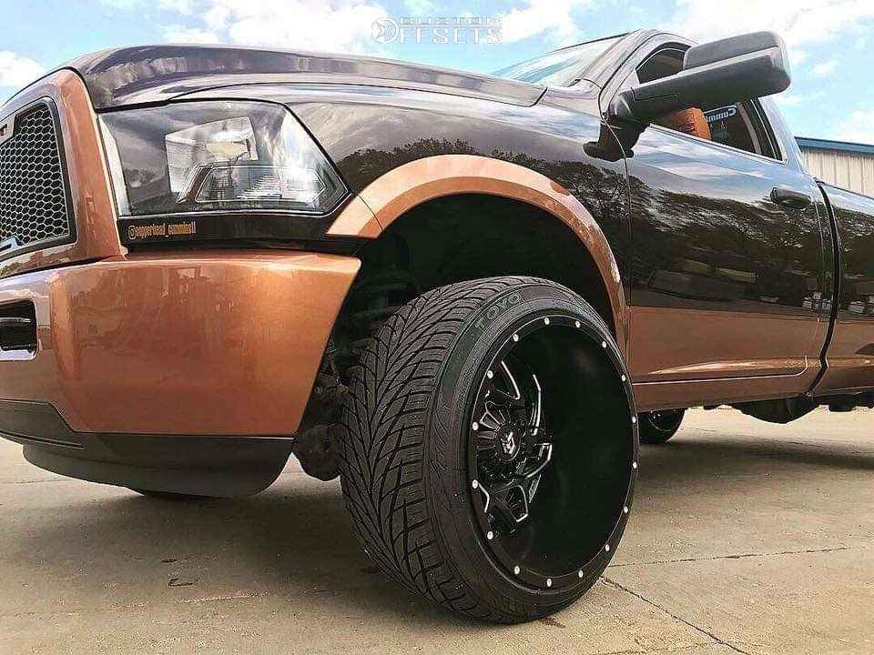 2011 Ram 2500 with 22x14 -76 Dropstars 652bm and 305/40R22 Toyo Tires ...