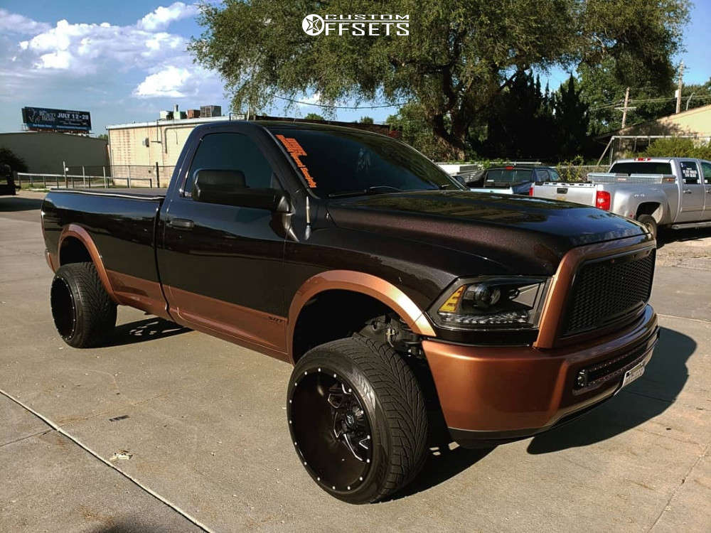 2011 Ram 2500 with 22x14 -76 Dropstars 652bm and 305/40R22 Toyo Tires ...