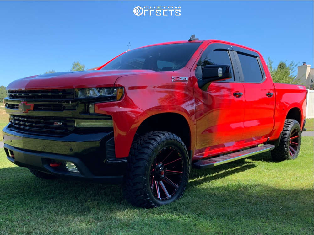 2019 Chevrolet Silverado 1500 with 20x10 -19 Fuel Contra and 33/12.5R20 ...