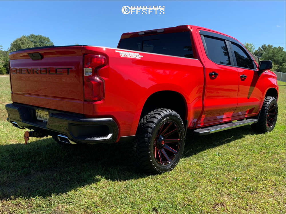 2019 Chevrolet Silverado 1500 with 20x10 -19 Fuel Contra and 33/12.5R20 ...