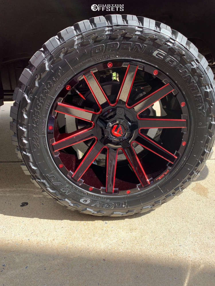 2019 Chevrolet Silverado 1500 with 20x10 -19 Fuel Contra and 33/12.5R20 ...