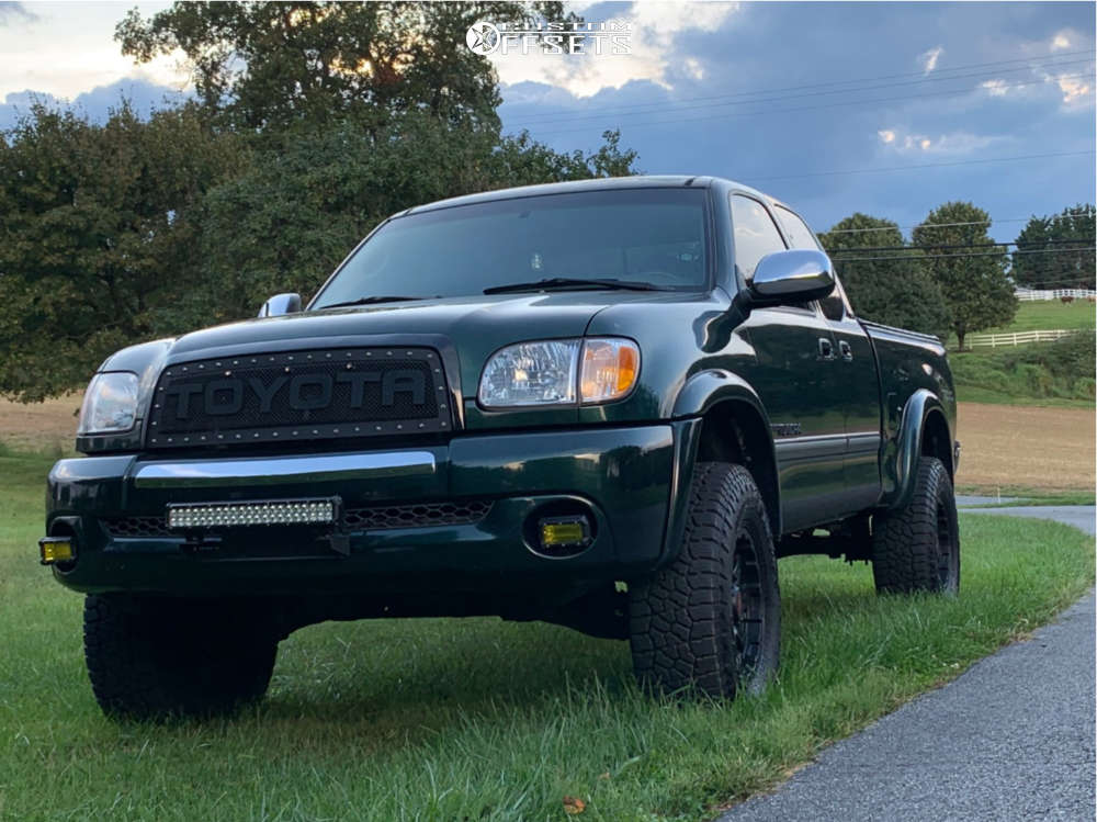 2003 Toyota Tundra with 16x8 -10 American Outlaw Buckshot and 285/75R16 ...
