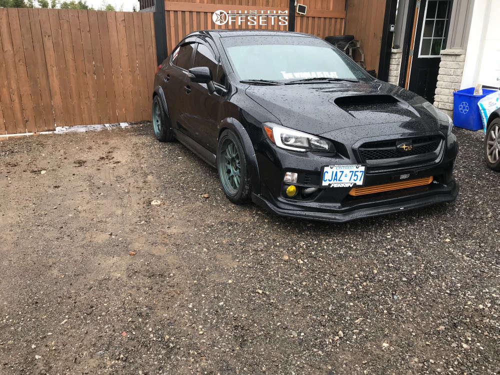 2017 Subaru WRX with 18x9.5 38 Rota Mxr and 265/35R18 Antares Ingens A1 ...