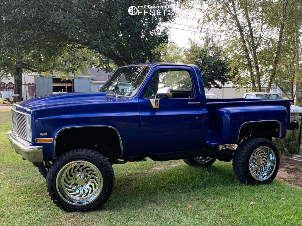 1986 Chevrolet K10 with 22x12 -51 ARKON OFF-ROAD Crown Series Victory ...