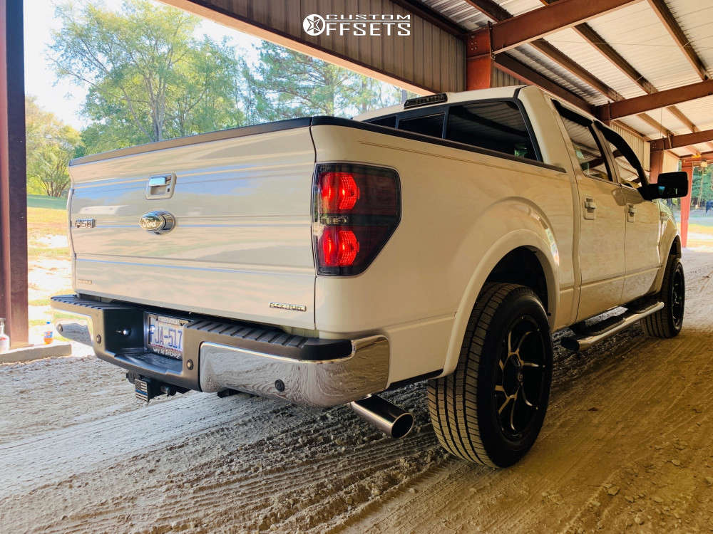2011 Ford F-150 with 20x9 12 Vision Prowler and 275/55R20 Michelin ...