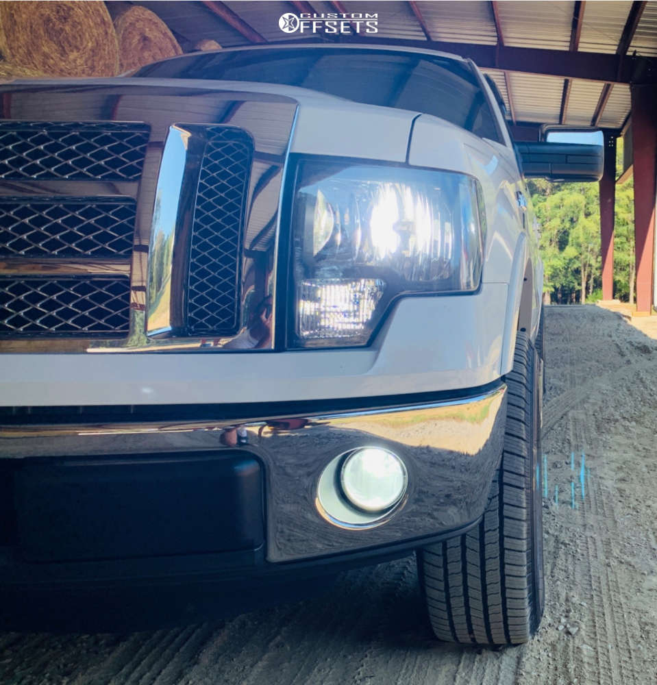 2011 Ford F-150 with 20x9 12 Vision Prowler and 275/55R20 Michelin ...